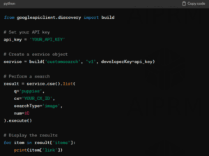 Google Image Search API Tutorial: Search Images with Python